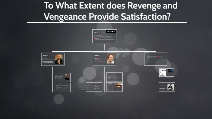 To What Extent do Revenge and Vengeance Provide Satisfaction by ...