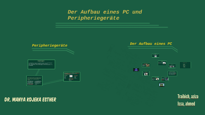 Der Aufbau eines PC by Ahmed Issa on Prezi
