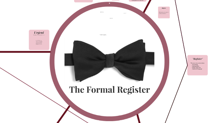 The Formal Register by Lizzie Speaker on Prezi