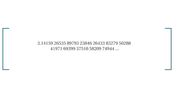 3.14159 26535 89793 23846 26433 83279 50288 41971 69399 3751 by Zeynep ...