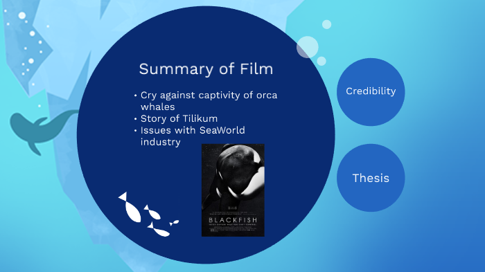 Blackfish Film Documentary Analysis of Rhetorical Strategies by Fanny ...