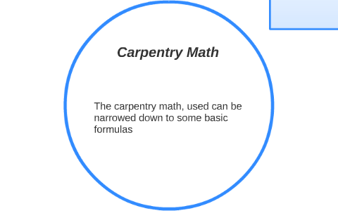 Carpentry Math by Nathan Thomas on Prezi