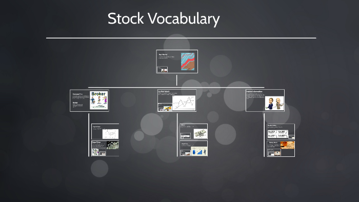 Stock Vocabulary by cully cerv on Prezi