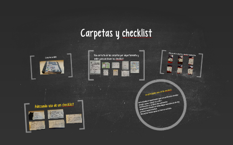Carpetas y checklist by kattia salgado on Prezi