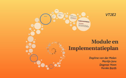 Module en Implementatieplan by on Prezi