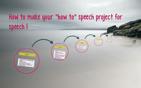 How to make your "how to" speech project for speech 1 by vincent ngwu ...