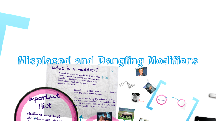 Lesson 14: Misplaced and Dangling Modifiers by Ken Green on Prezi