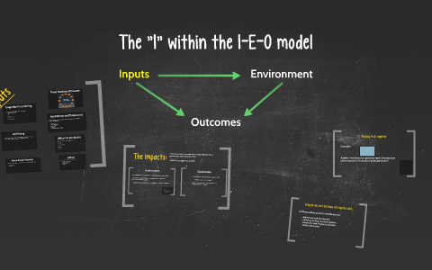 The "I" within the I-E-O model by Paul McPherson on Prezi