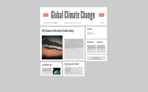 Global Climate Change by Garrison Pennington on Prezi
