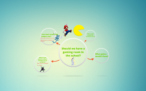 Should we have a gaming room in the school? by eden weimer
