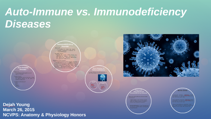 Auto-Immune vs. Immunodeficiency Diseases by DeJah Young on Prezi