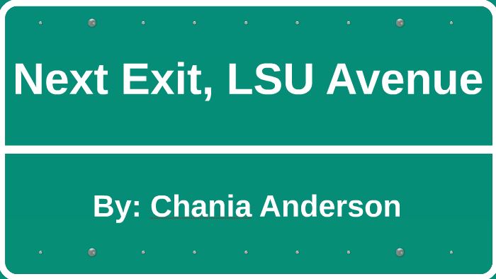 Next Stop, College by Chania Anderson