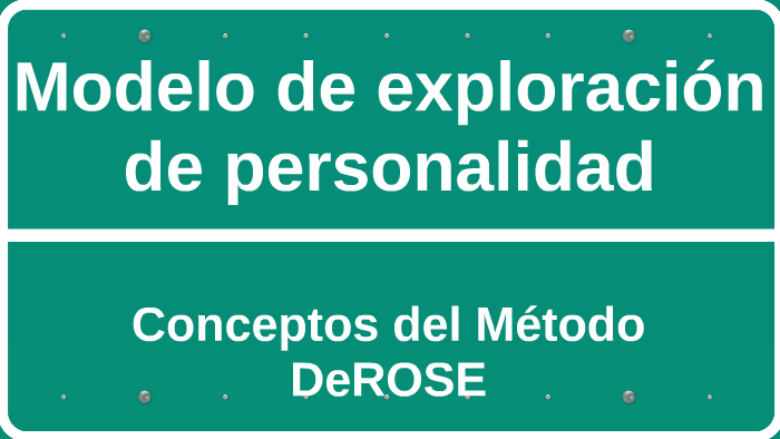Conceptos del Método DeROSE by Ignacio Peleretegui on Prezi