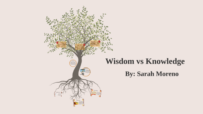 Wisdom vs Knowledge by Sarah Moreno on Prezi