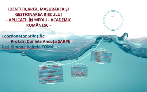 IDENTIFICAREA, MĂSURAREA ŞI GESTIONAREA RISCULUI –APLICAŢII by SIMONA ...