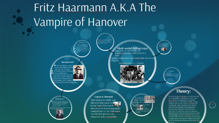 Fritz Haarmann A.K.A The Vampire of Hanover by Alessandra Sanchez on Prezi
