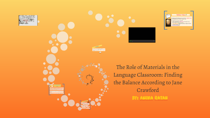 The Role of Materials in Classrooms by Amina Qatan on Prezi