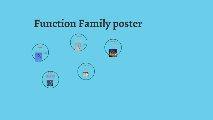Function Family poster by lawson coble on Prezi