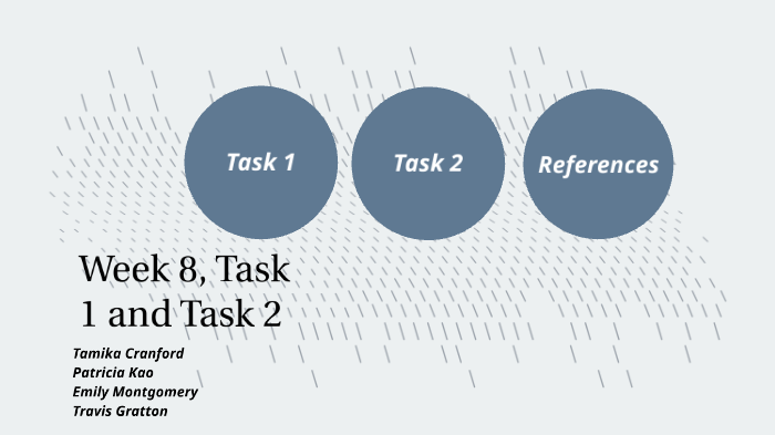 Group I Week 8, Task 1 and Task 2 by Travis Gratton on Prezi