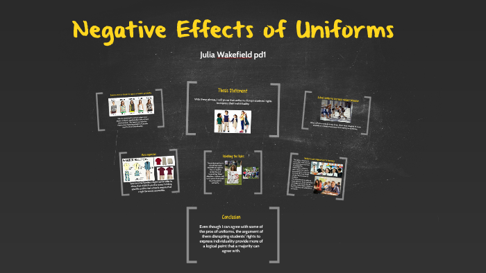 Negative Effects of Uniforms by Julia W on Prezi