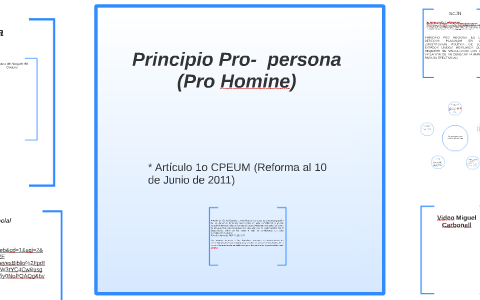 Principio Pro- persona (Pro Homine) by JESUS OCIEL BAENA SAUCEDO on Prezi