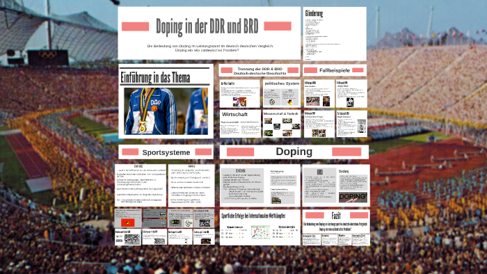 Doping in der DDR und BRD by .. . on Prezi