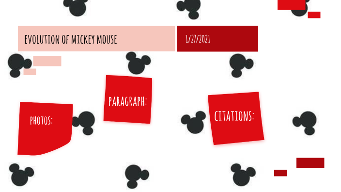 Evolution Of Mickey Mouse By Caiya Rysskoski On Prezi
