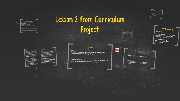 Lesson 2 from Curriculum by Christopher Lashley on Prezi
