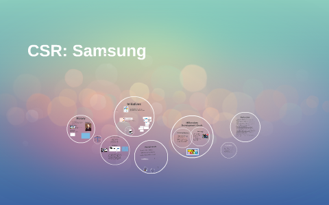 CSR: Samsung by Paula Leak on Prezi