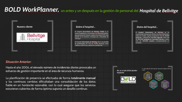 Caso de éxito: Bold WorkPlanner Hospital de Bellvitge by Hector Rodriguez on Prezi