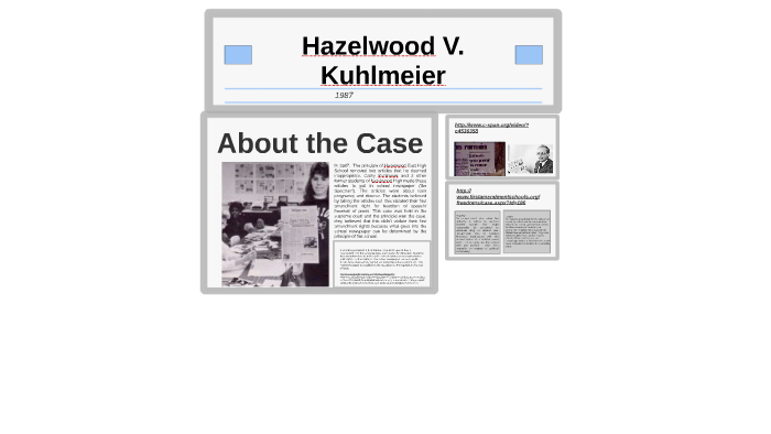 Hazelwood V. Kuhlmeier by kayleigh lister on Prezi