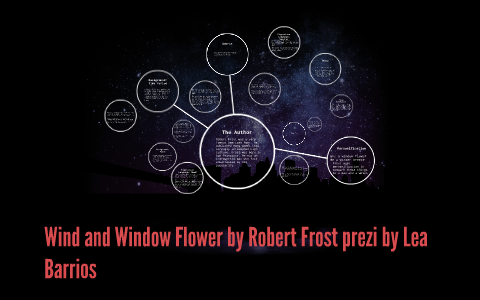Wind and Window Flower by Robert Frost by Lea Barrios on Prezi