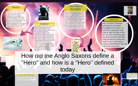 How did the Anglo Saxons define a "Hero" and how is a "Hero" by ...
