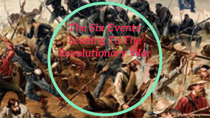The Six Events Leading To The Revolutionary War by rayonna&dajanae ...