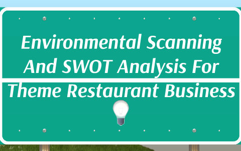 Environmental Scanning and SWOT analysis for your business. by ajit ...