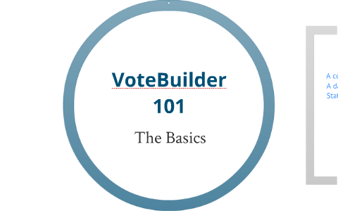 VoteBuilder 101 by Raymond Lewis on Prezi
