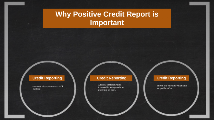 Why Positive Credit Report is Important by Zach Huettemann on Prezi