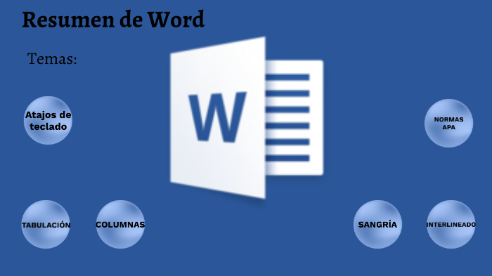 Resumen de Word by Nahuel Baigorria on Prezi