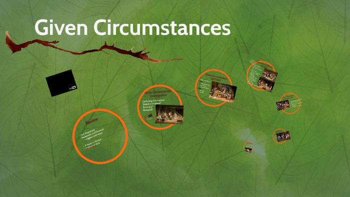 03 Given Circumstances (CP) by Brad Stephenson on Prezi