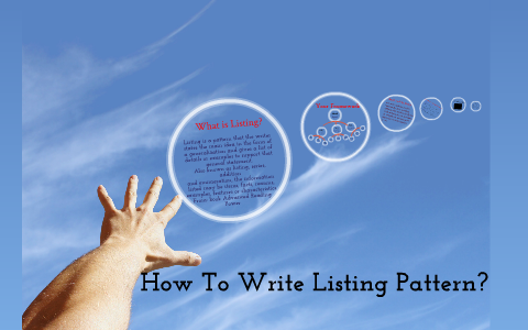 Listing Pattern by Jane Chew on Prezi