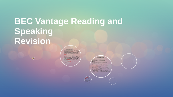 BEC Vantage Reading by s. wardak on Prezi