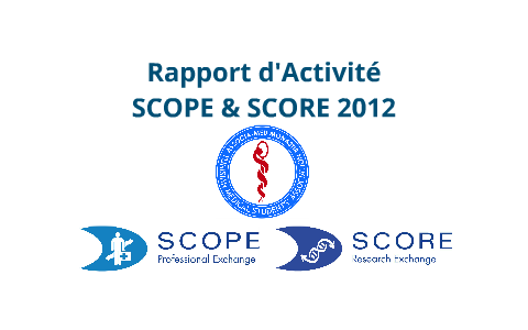 Rapport d'activité SCOPE & SCORE by Marwen Fakhfakh on Prezi
