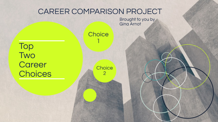 CAREER COMPARISON PROJECT by G ! on Prezi