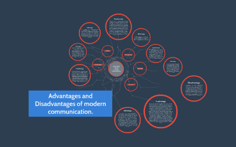 Advantages and Disadvantages of modern communication. by Mark Duncan ...