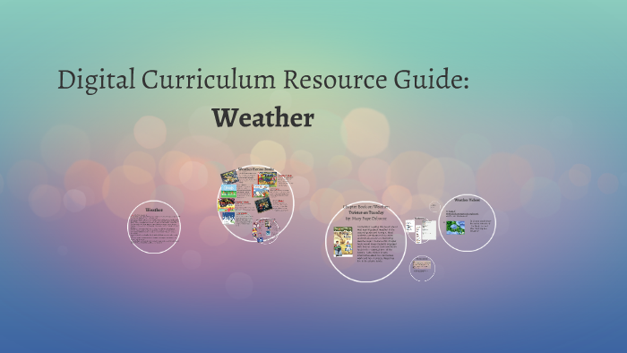 Digital Curriculum Resource Guide: by Abby McDowell