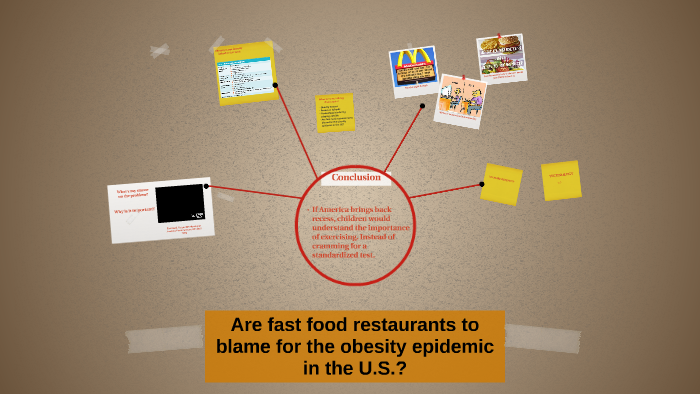 Are fast food restaurants to blame for the obesity epidemic by Zaria ...
