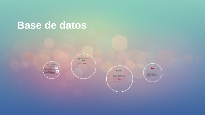 ¿Que es una Base de datos? by Edie Garcia on Prezi