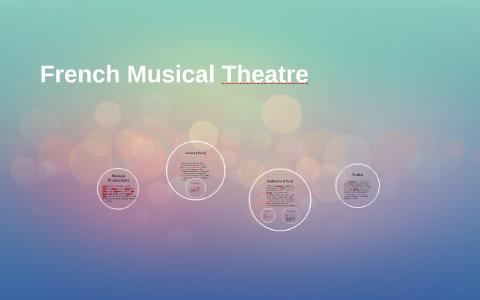French Musical Theatre by Lauren Jauert on Prezi