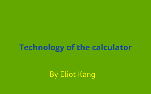 technology timeline by eliot kang on Prezi