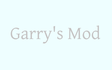 Garry's Mod Project by Steven Harbin